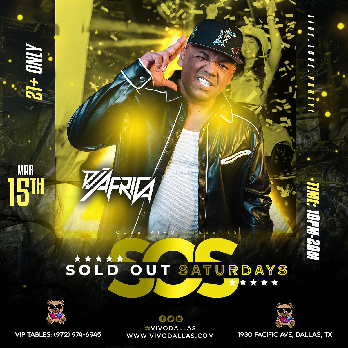 Sold Out Satruday - DJ Africa Tickets at Club VIVO in Dallas by Club ...