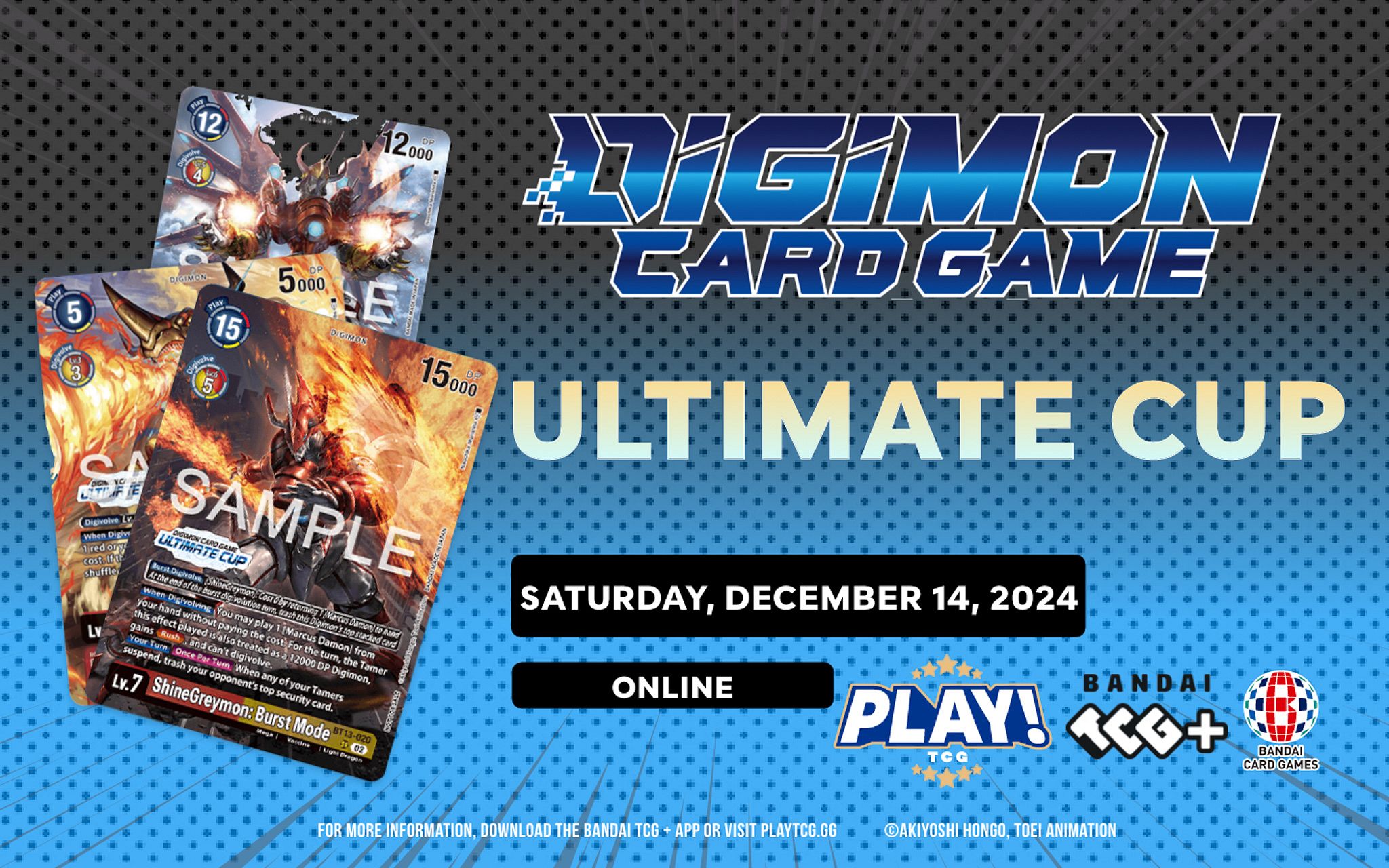 Digimon Online Ultimate Cup 12/14 Tickets at Your Computer or Mobile Device by Play! TCG | Tixr