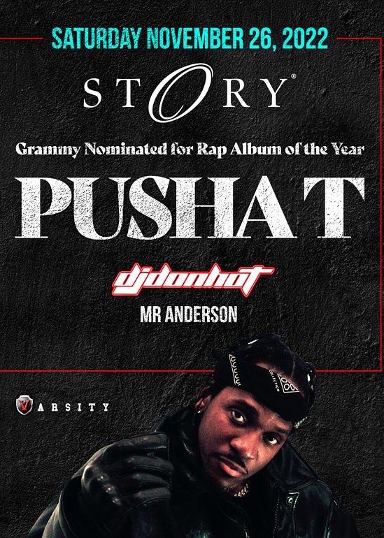 Pusha T Tickets at Story Nightclub in Miami Beach by STORY | Tixr