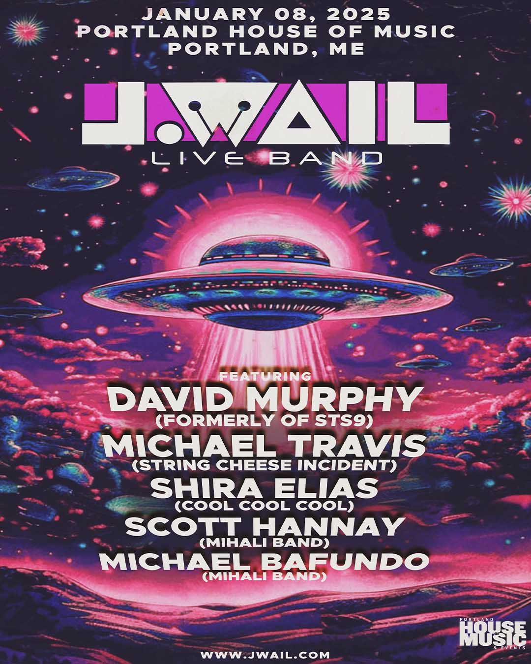J. Wail Live Band feat. David Murphy (formerly of STS9), Shira Elias ...