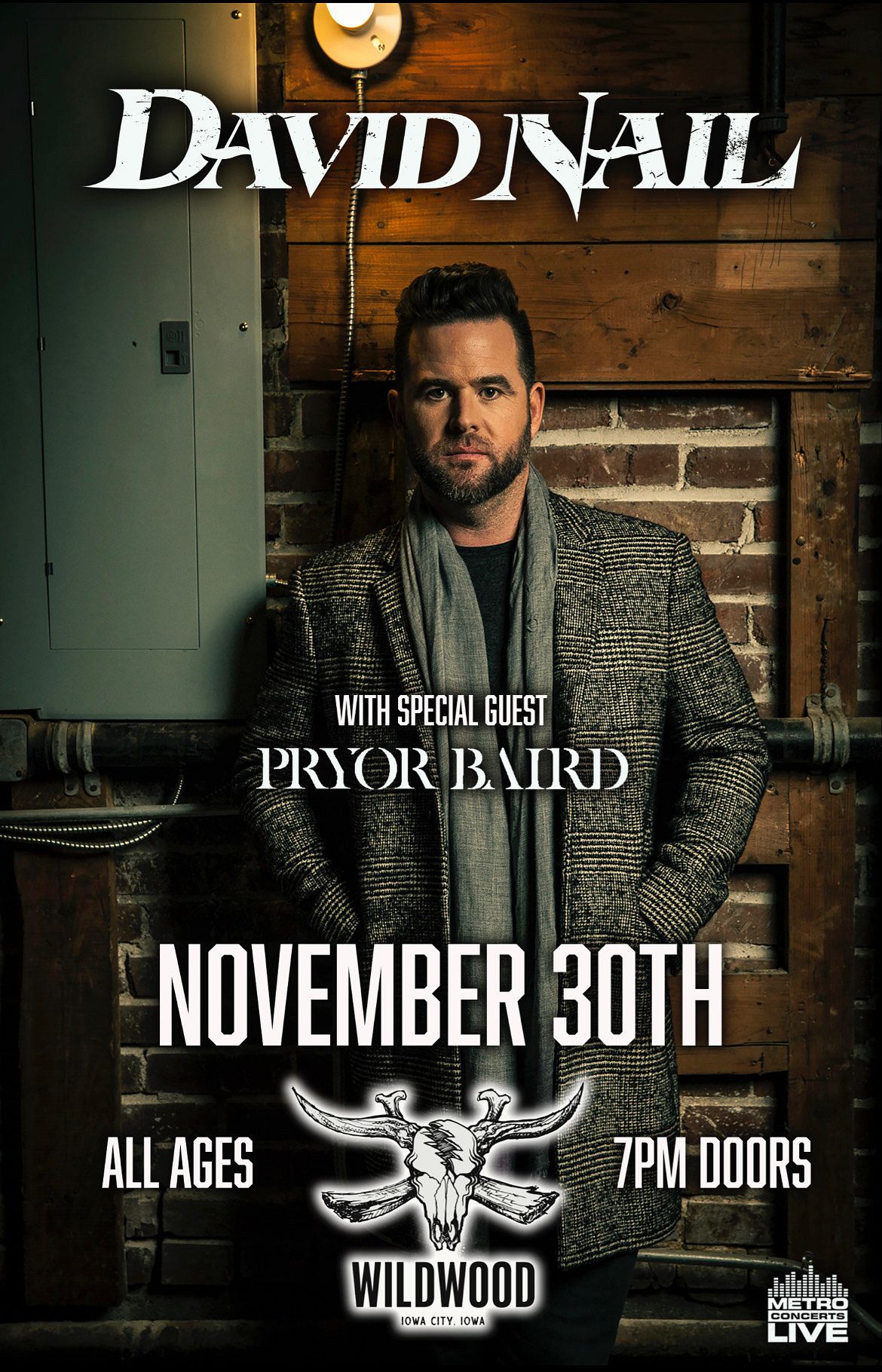 David Nail w/ Pryor Baird Tickets at Wildwood in Iowa City by Wildwood ...