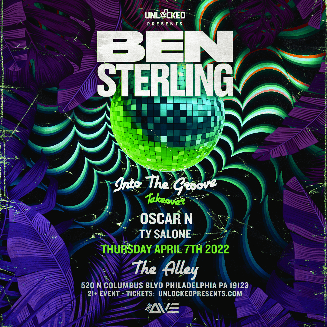 Ben Sterling Tickets at The Ave Live in Philadelphia by Unlocked ...
