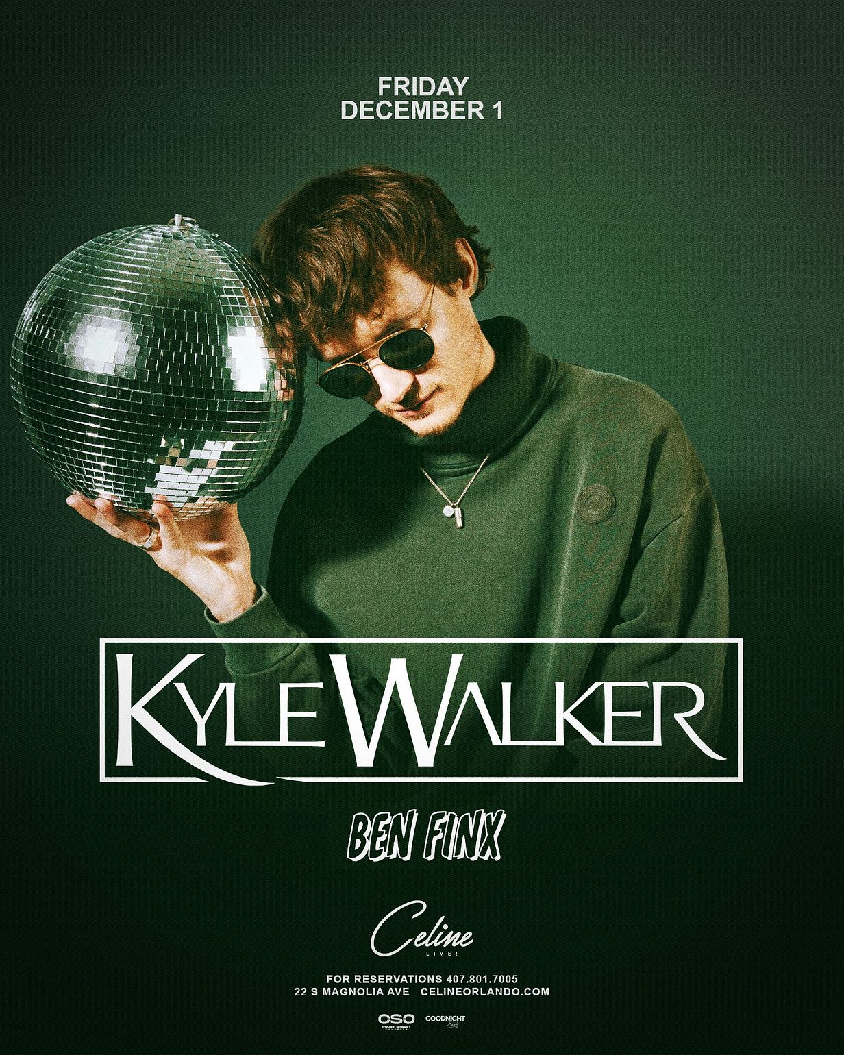 KYLE WALKER Tickets at CELINE ORLANDO in Orlando by Celine Orlando | Tixr