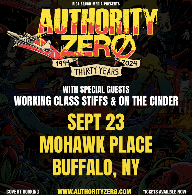 Authority Zero 30th Anniversary Tickets at Mohawk Place in Buffalo by ...