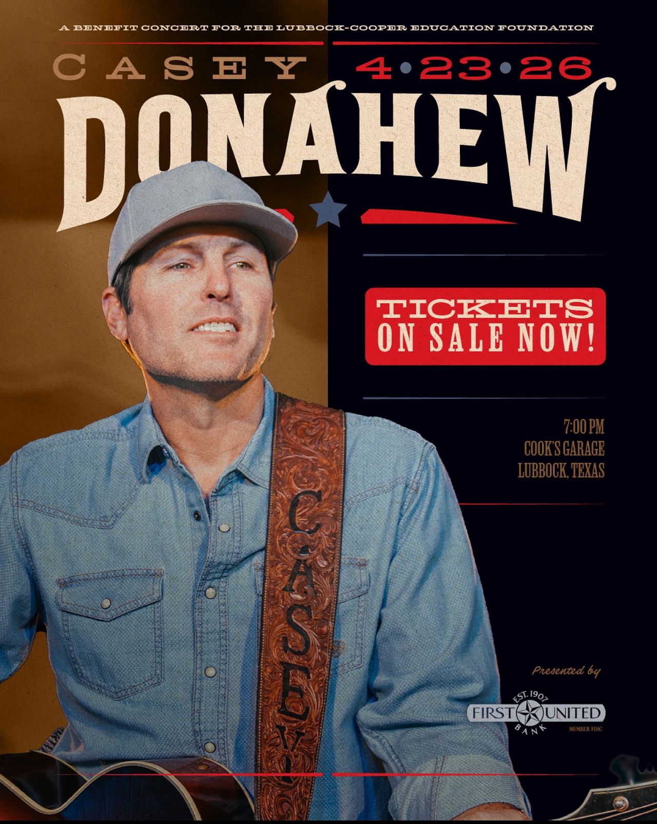 Casey Donahew Tickets at Cook's Garage in Lubbock by Cooks Garage | Tixr