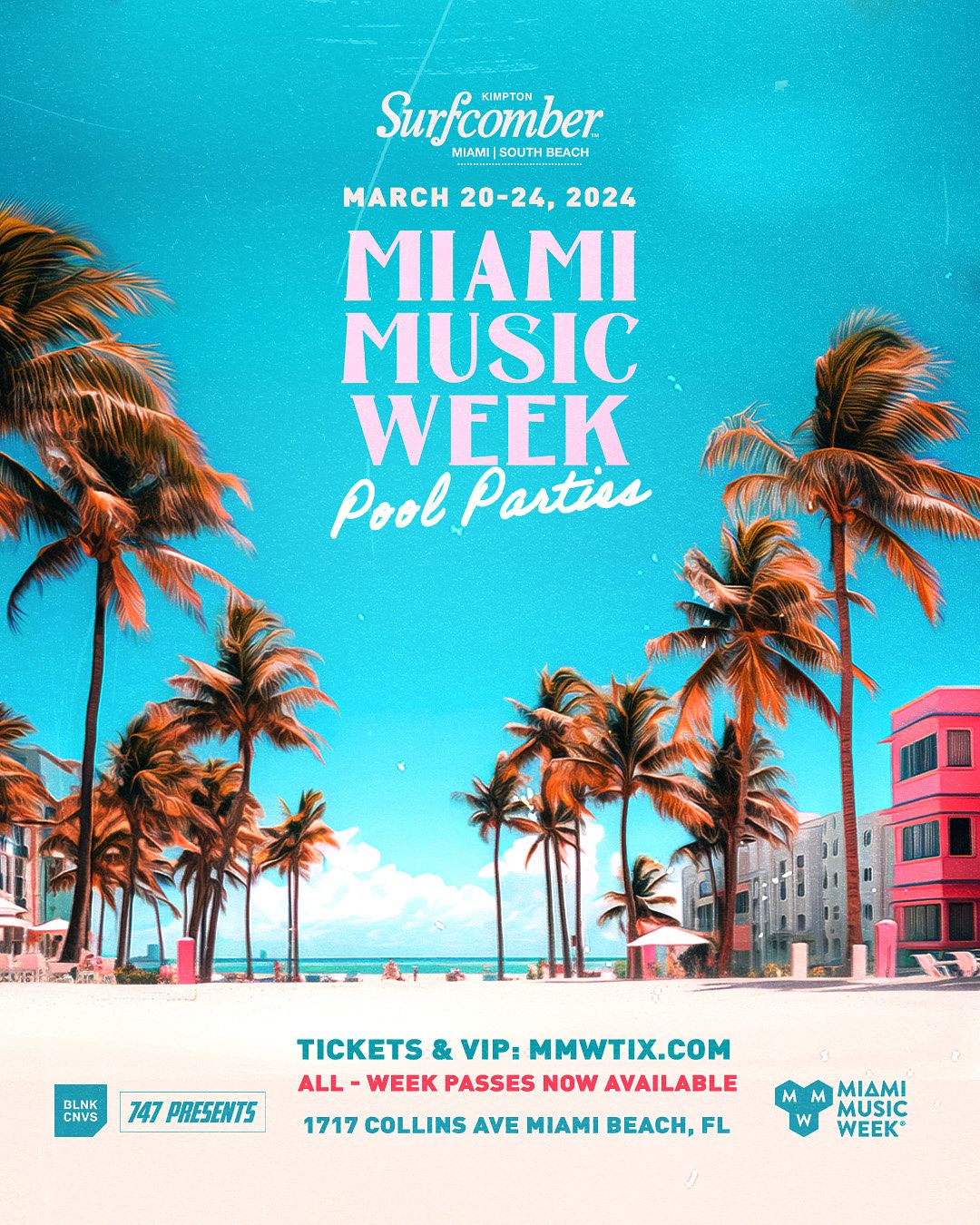 All Week Pass @ Surfcomber Pool Tickets at Surfcomber Hotel in Miami ...