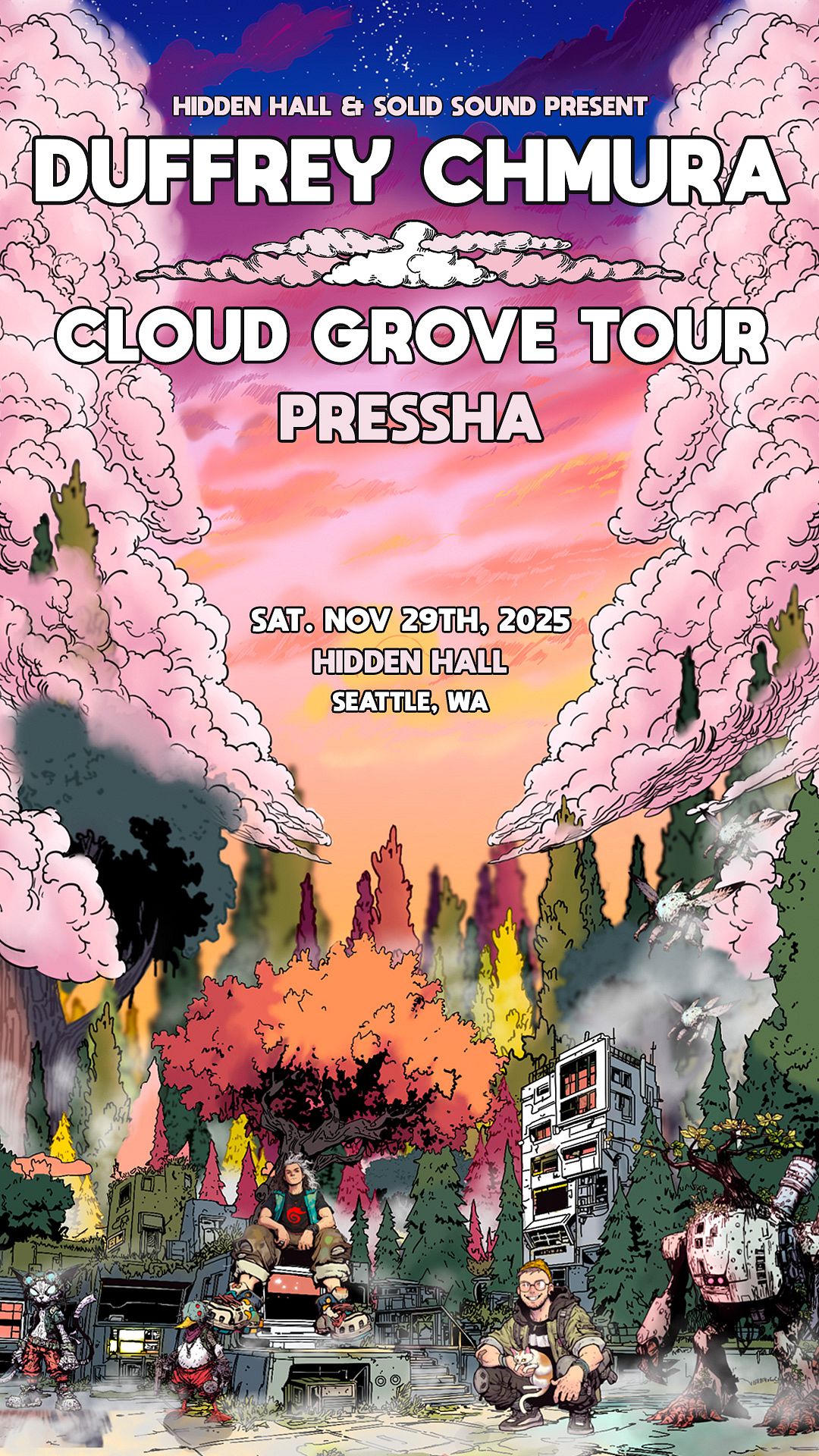 DUFFREY & CHMURA plus Pressha Tickets at Hidden Hall in Seattle by ...