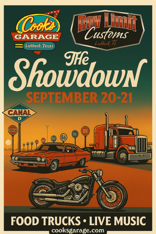 2025 Showdown Tickets at Cook's Garage in Lubbock by Cooks Garage | Tixr