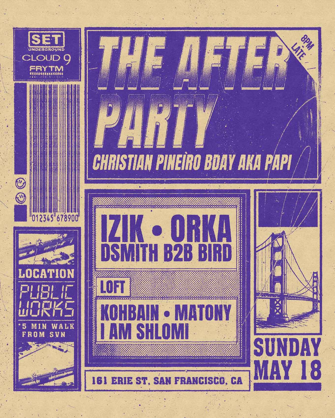 The After Party by Set Underground, Cloud 9 & Frytm Tickets at Public ...
