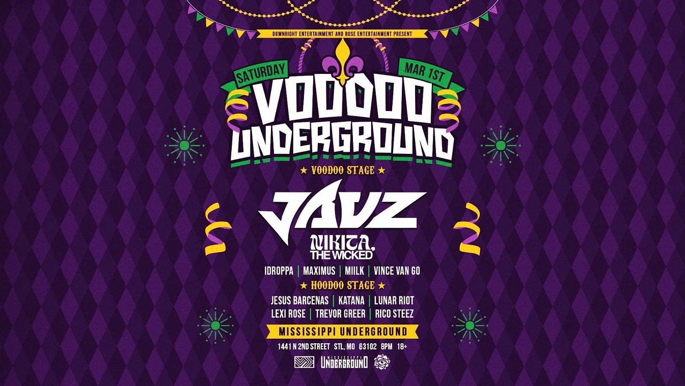 Voodoo Underground w/ Jauz Tickets at Mississippi Underground in St ...