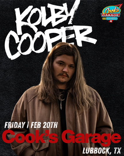 Kolby Cooper Tickets at The Bus Barn at Cooks Garage in Lubbock by ...