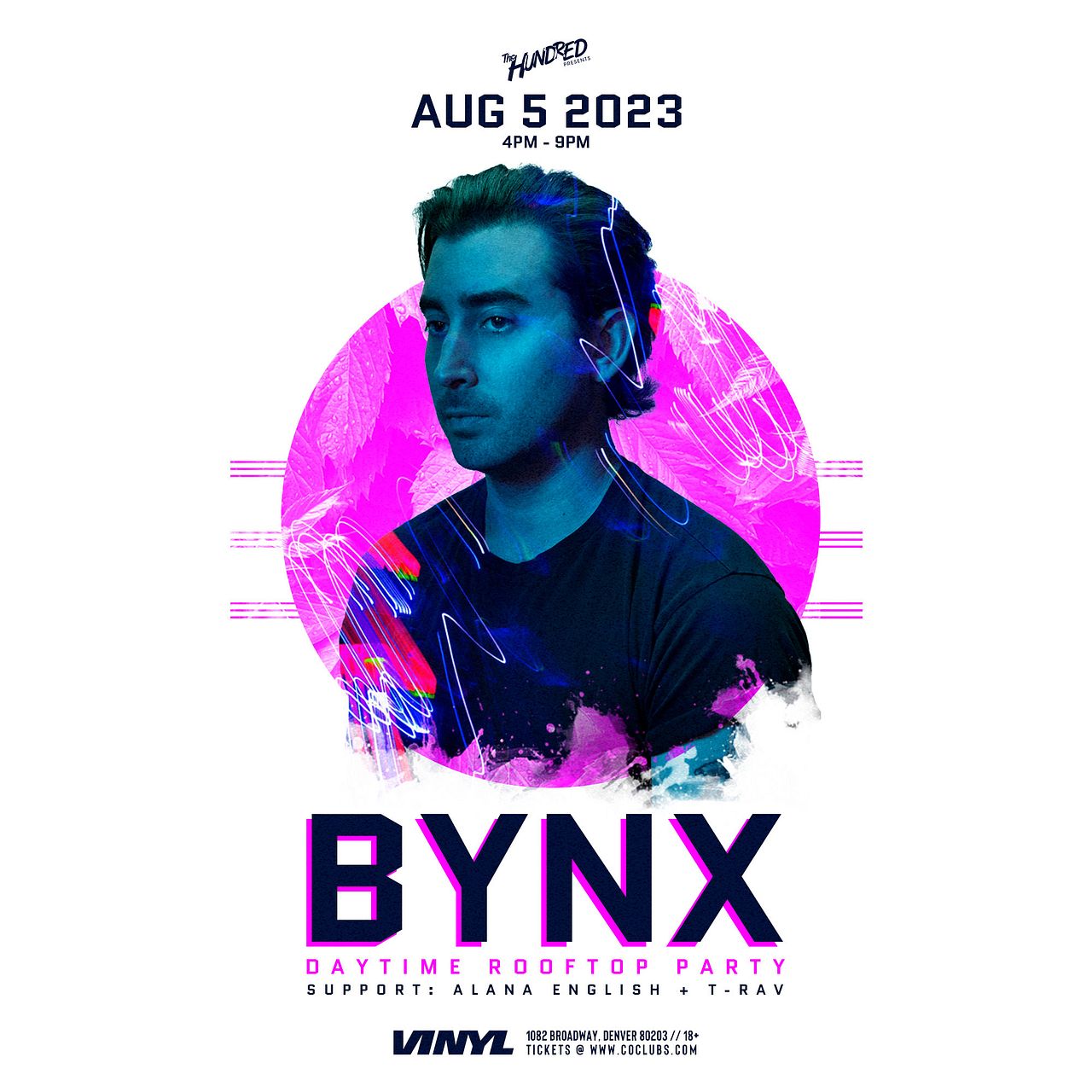 BYNX - Daytime Rooftop Tickets at Club Vinyl in Denver by Club Vinyl | Tixr