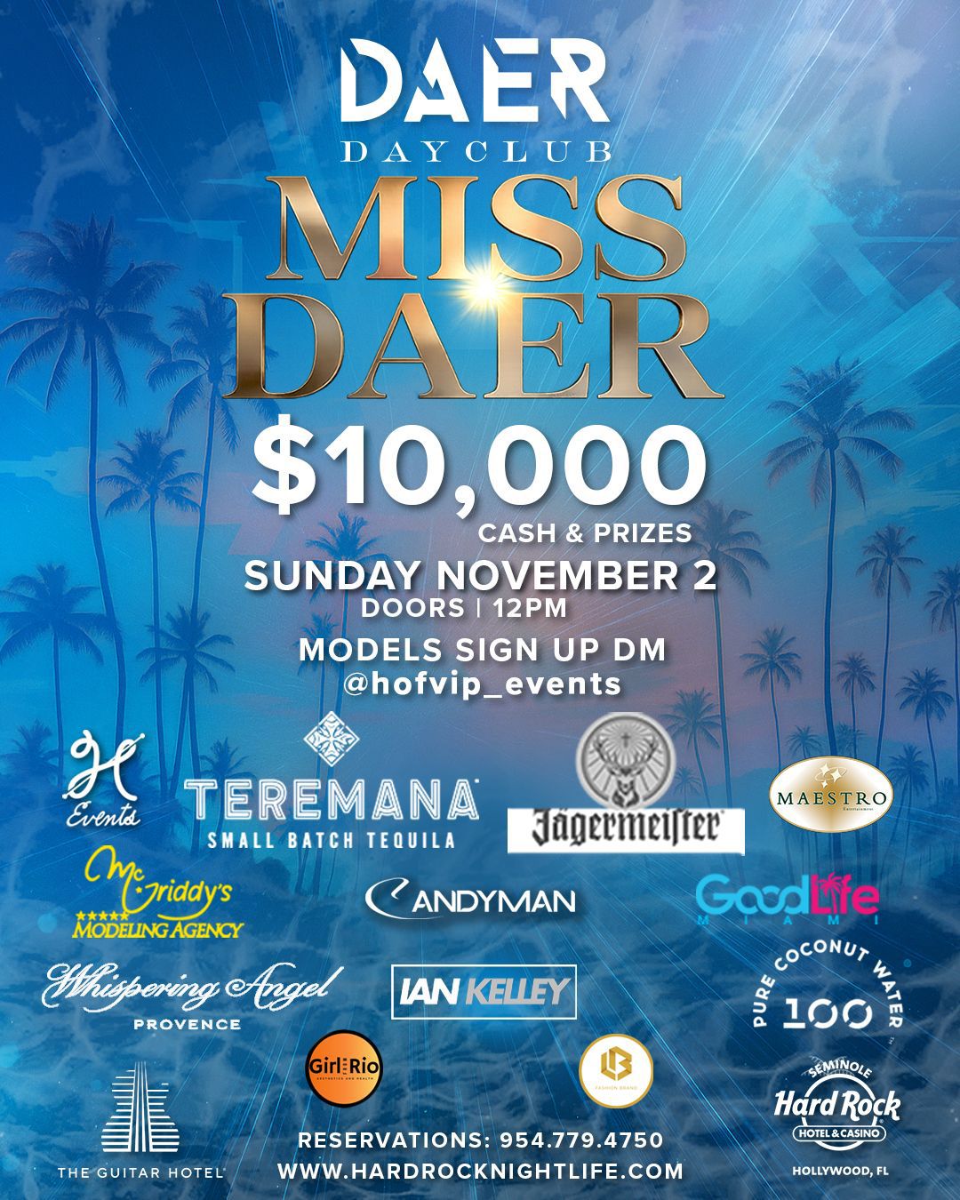 MISS DAER | DAER Dayclub Tickets at DAER Dayclub South Florida in ...