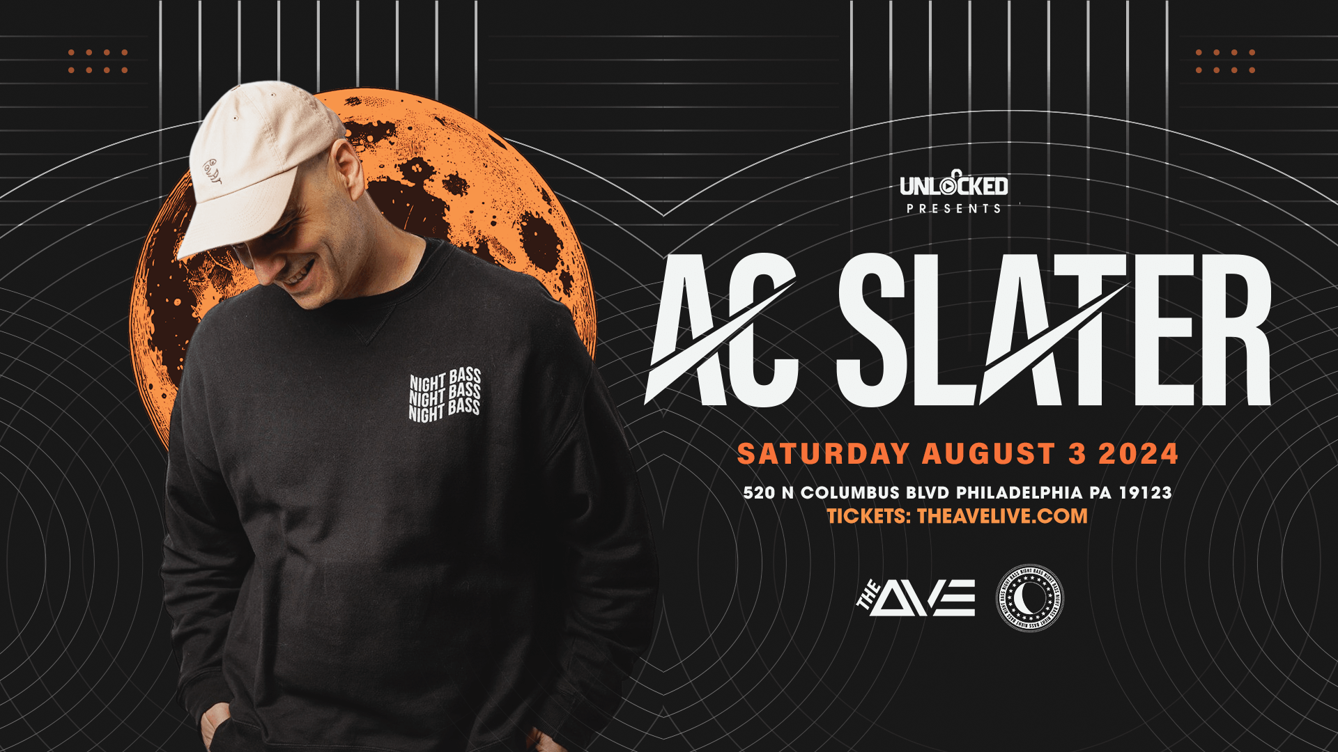 AC Slater Tickets at The Ave Live in Philadelphia by Unlocked Presents ...