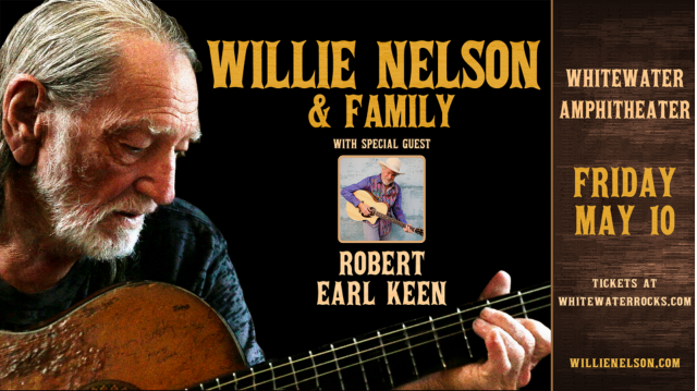 Willie Nelson & Family (Night 1) Tickets at Whitewater Amphitheater in ...