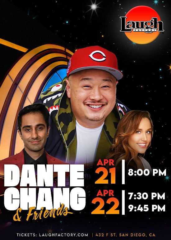 Dante Chang & Friends Tickets at Laugh Factory San Diego in San Diego ...
