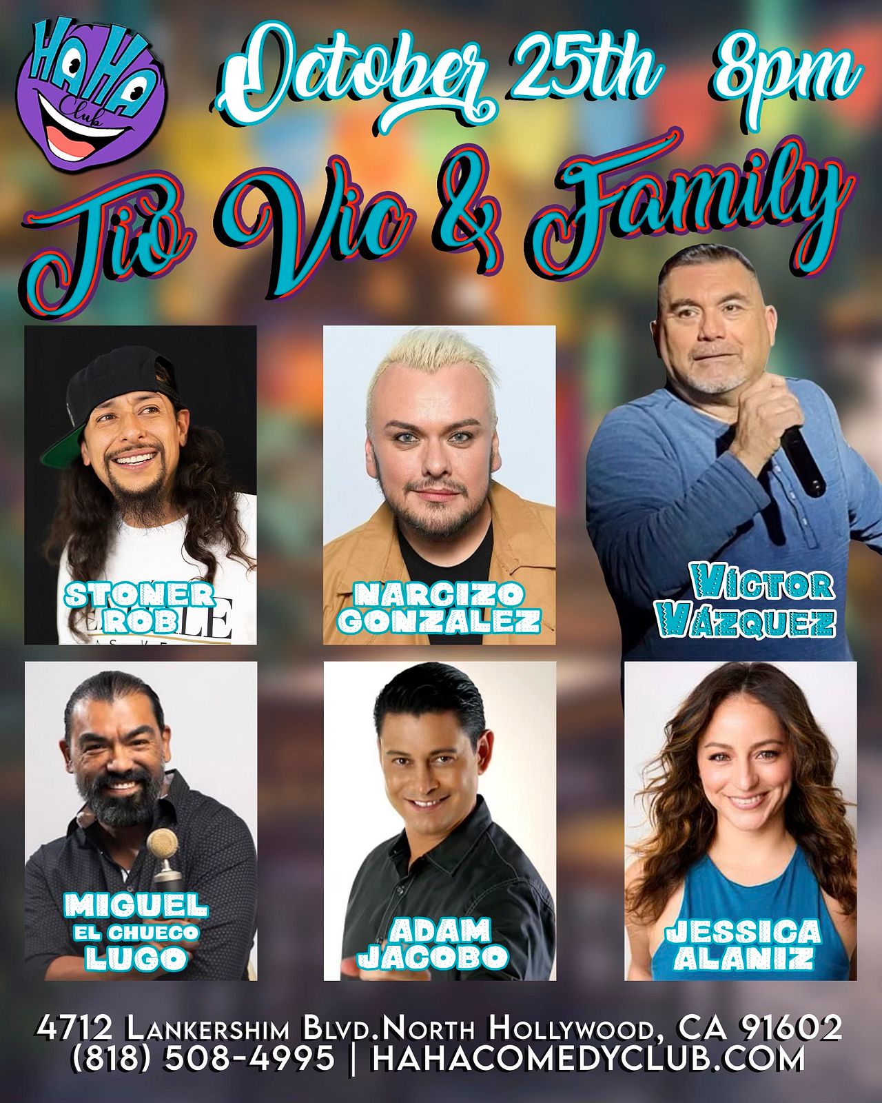 Tio Vic and Family Tickets at Ha Ha Comedy Club in Los Angeles by Haha ...
