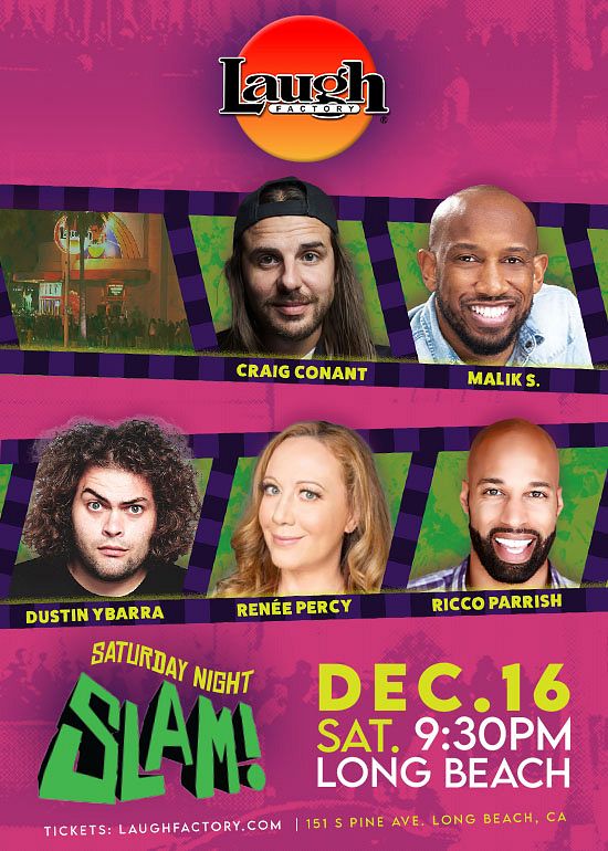 Saturday Night Slam Tickets at Laugh Factory Long Beach in Long Beach ...