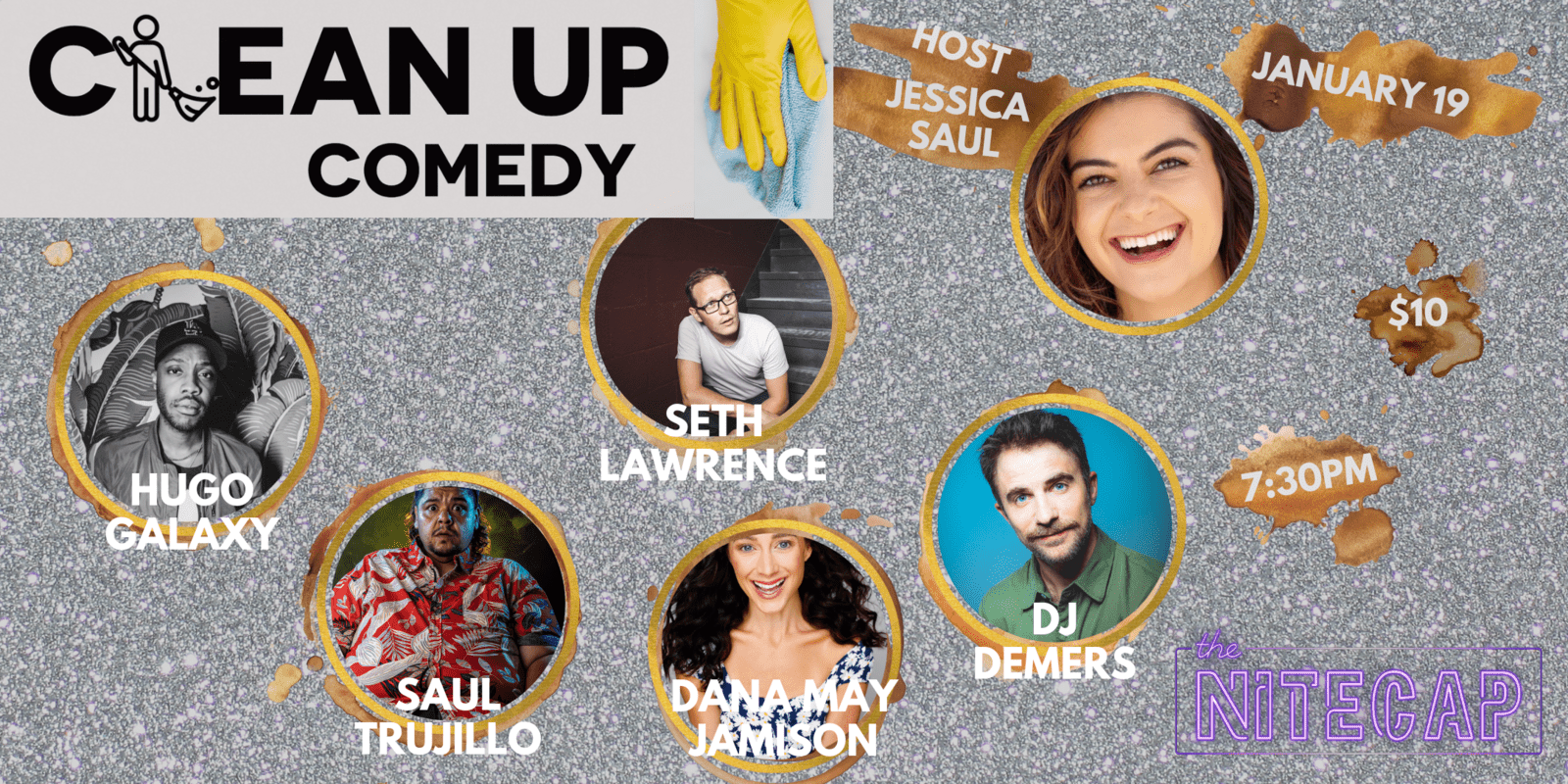 Clean Up Comedy Tickets at The Nitecap in Burbank by The Nitecap | Tixr