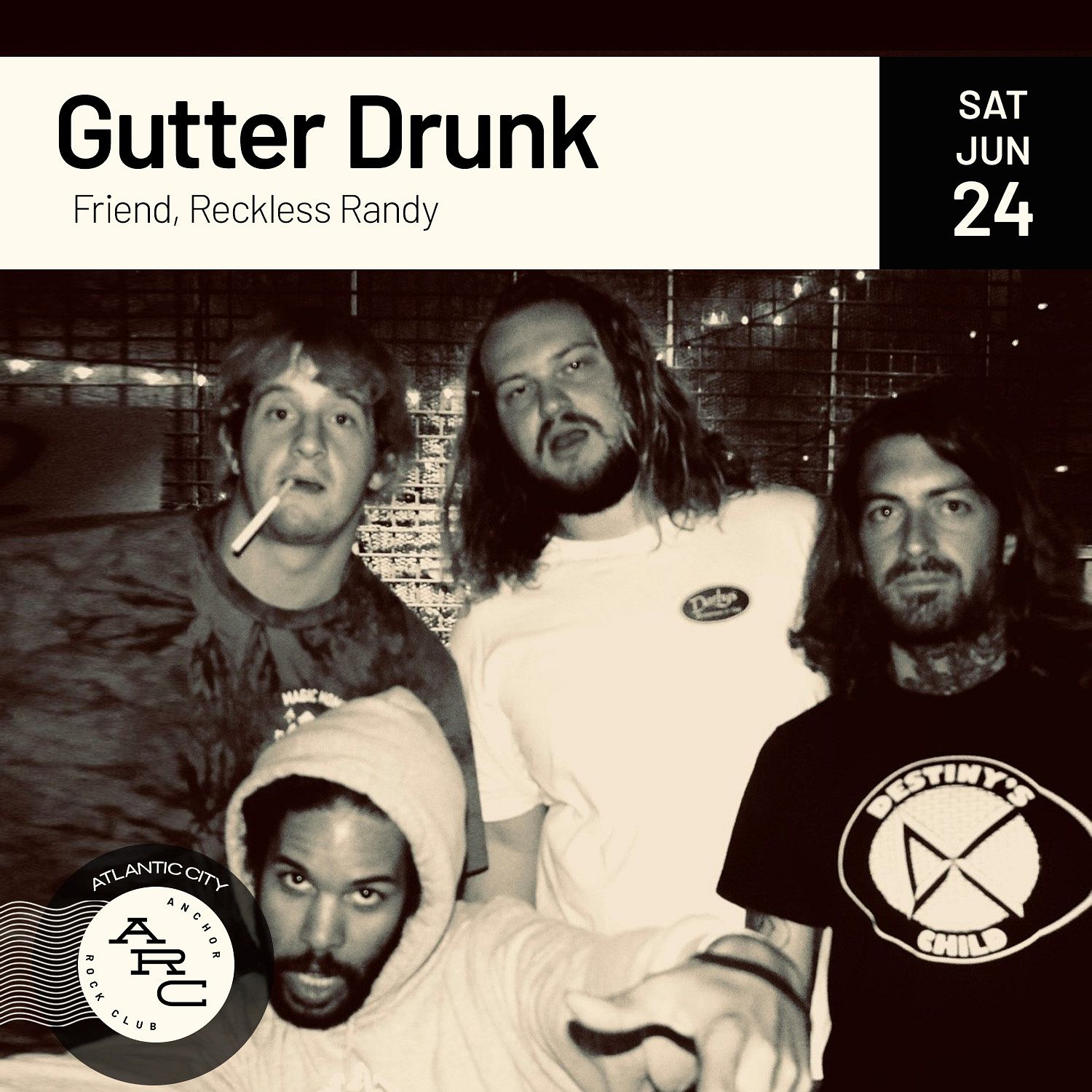 Gutter Drunk Tickets at Anchor Rock Club in Atlantic City by Anchor ...