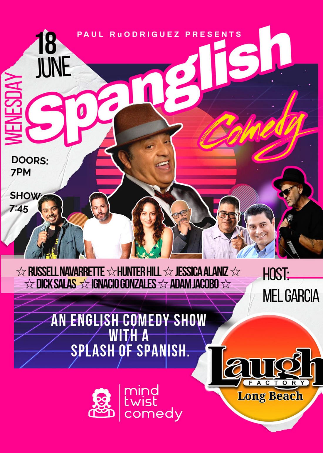 Paul Rodriguez Presents: Spanglish Tickets at Laugh Factory Long Beach ...