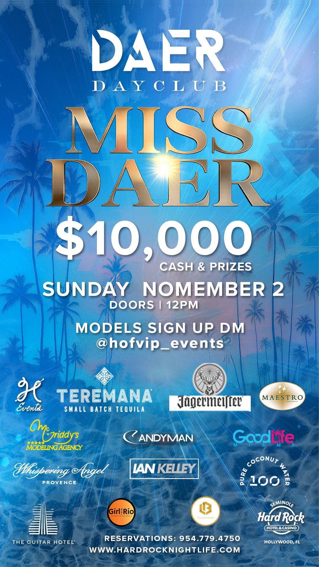 MISS DAER | DAER Dayclub Tickets at DAER Dayclub South Florida in ...