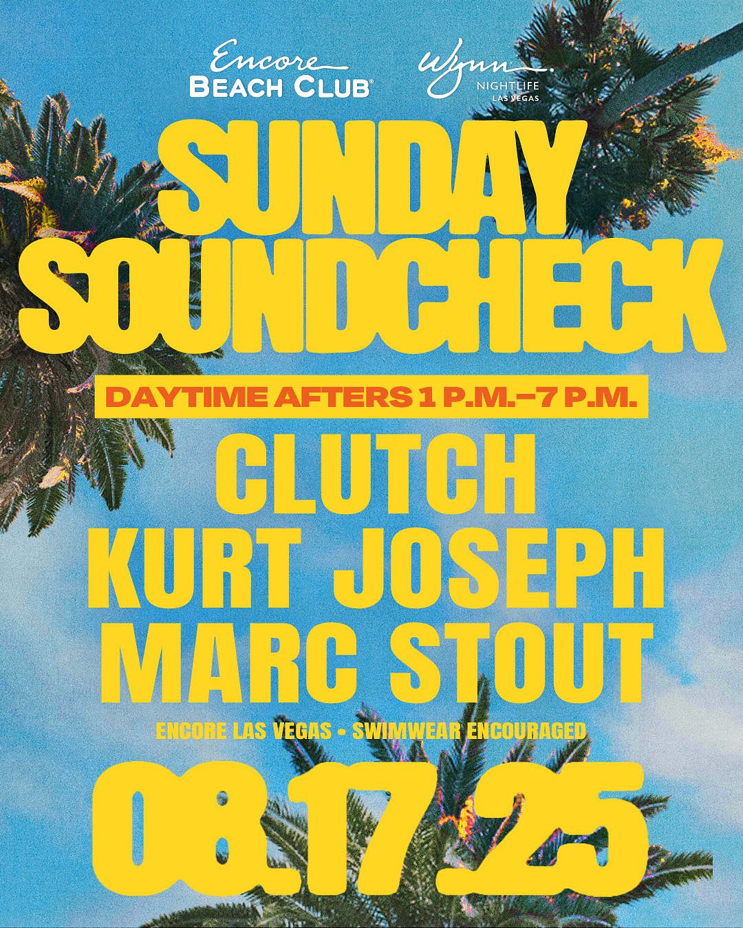 Clutch, Kurt Joseph, Marc Stout Tickets at Encore Beach Club in Las ...