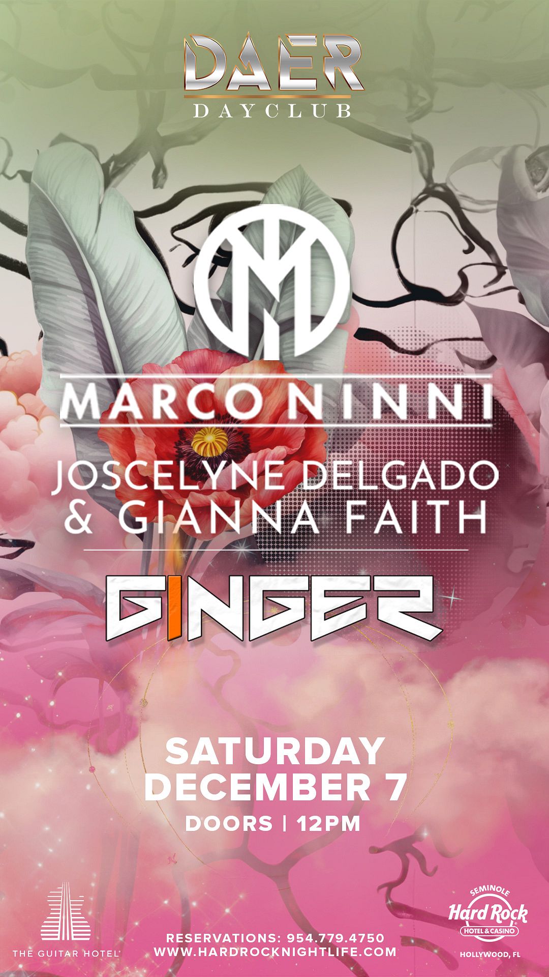 Saturday, December 7th | DAER Dayclub Tickets at DAER Dayclub South ...