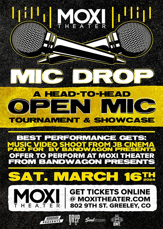 Moxi Mic Drop (Open Mic Competition) at Moxi Theater Tickets at Moxi ...