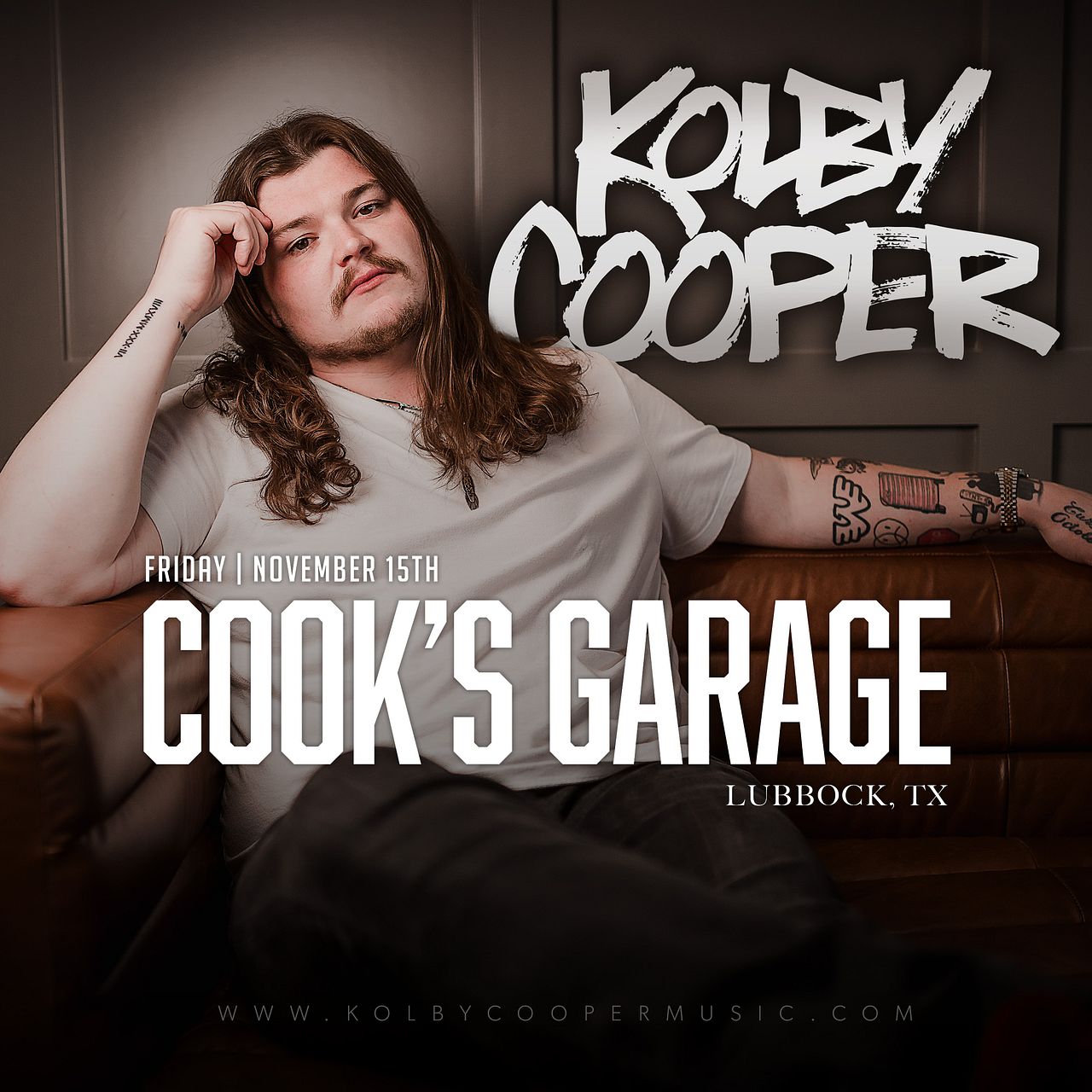 Kolby Cooper with Dylan Wheeler Tickets at The Bus Barn at Cooks Garage ...