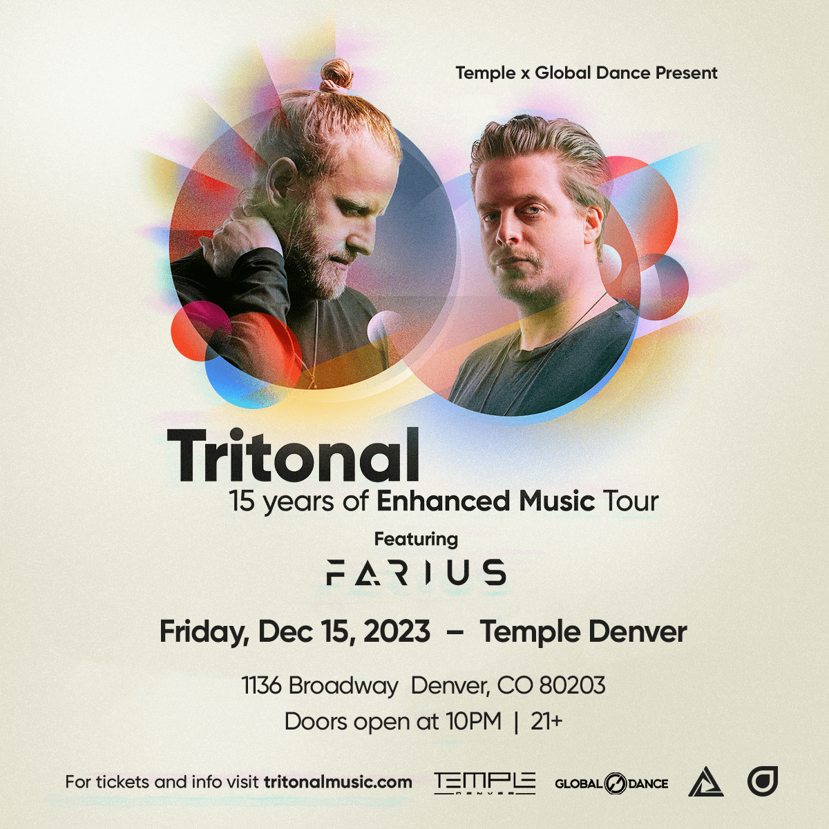 Tritonal with Farius Tickets at Temple Nightclub in Denver by Temple ...
