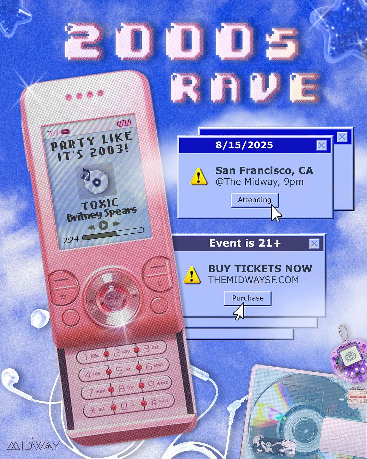 2000s Rave Tickets at The Midway in San Francisco by The Midway SF | Tixr