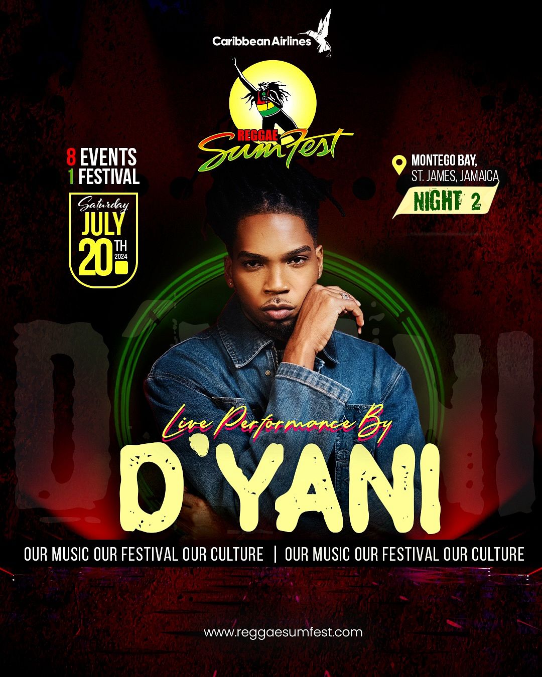 REGGAE SUMFEST 2024 Tickets at Montego Bay, Jamaica by Sumfest ...