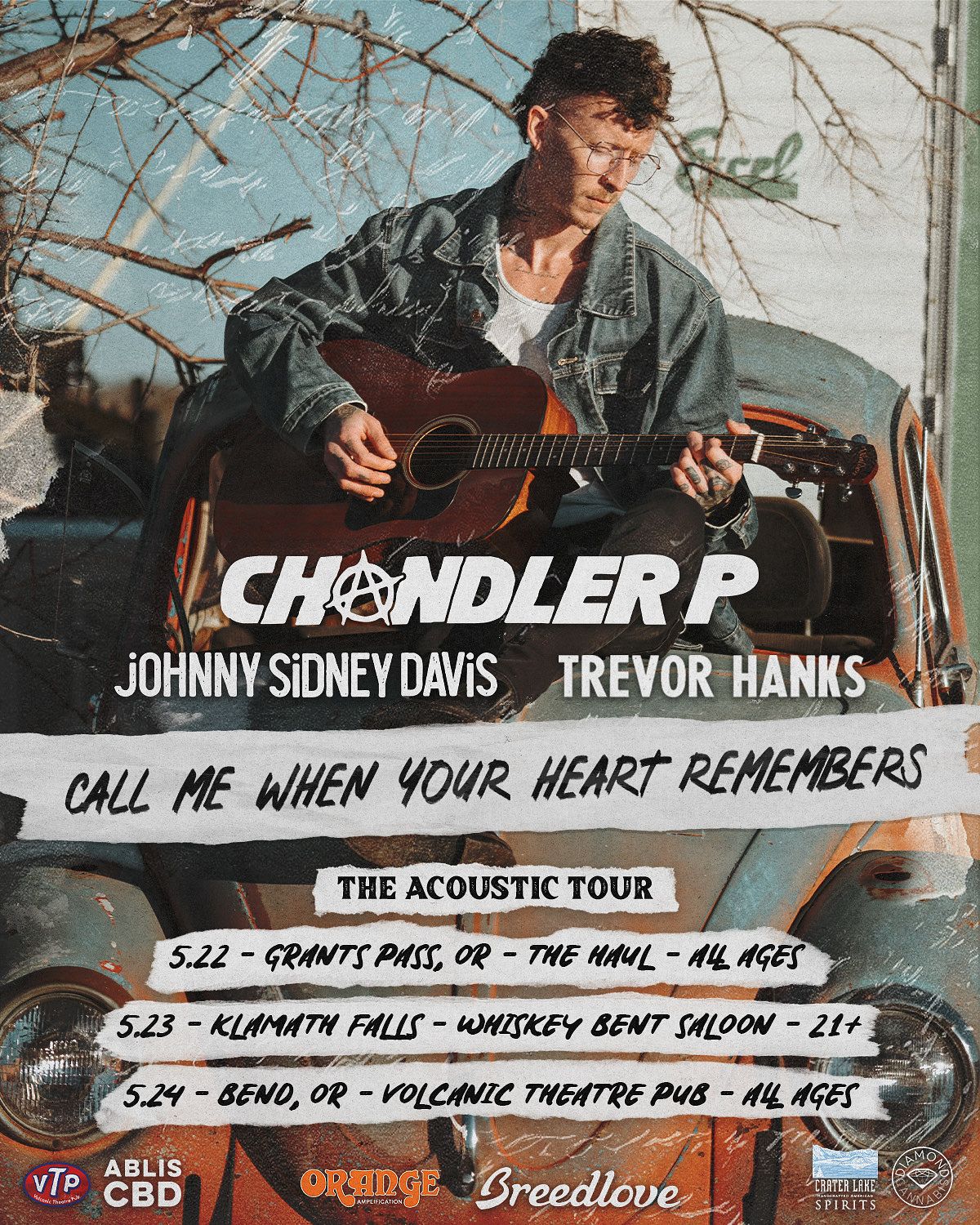 Johnny Sidney Davis, Trevor Hanks and Two Piece Face Tickets at Volcanic Theater Pub in Bend by ...