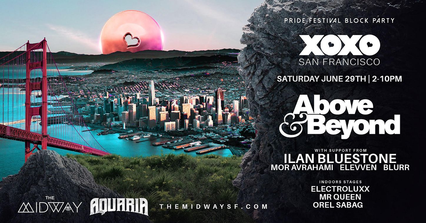 Above & Beyond - Aquaria Pride Weekend Block Party Tickets at The ...