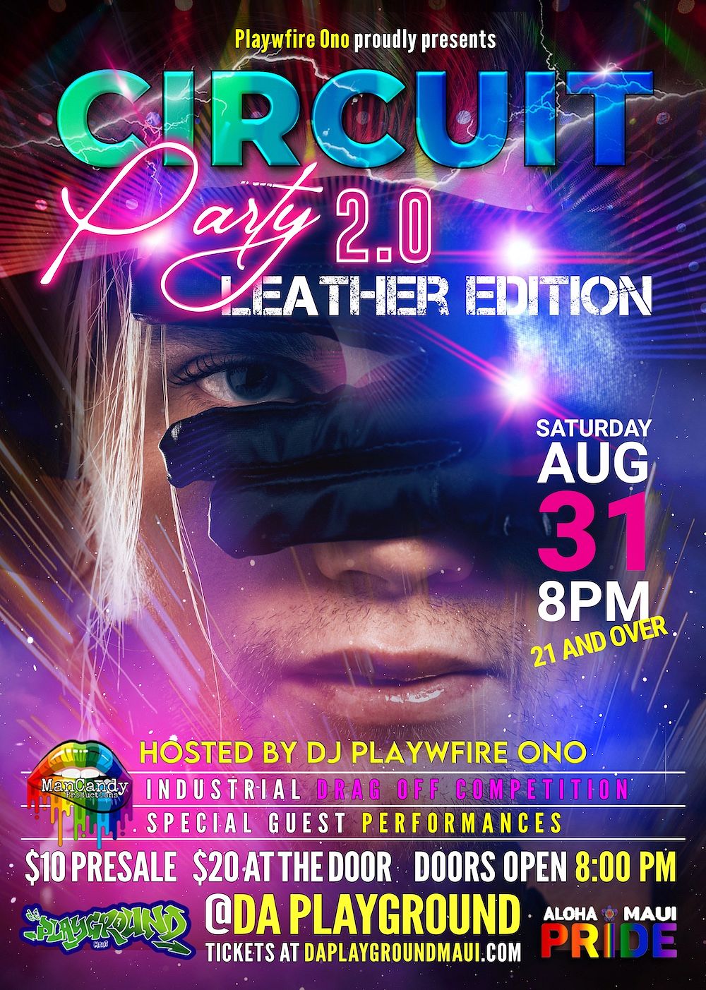 CIRCUIT PARTY 2.0 - LEATHER EDITION Tickets at da Playground Maui in ...