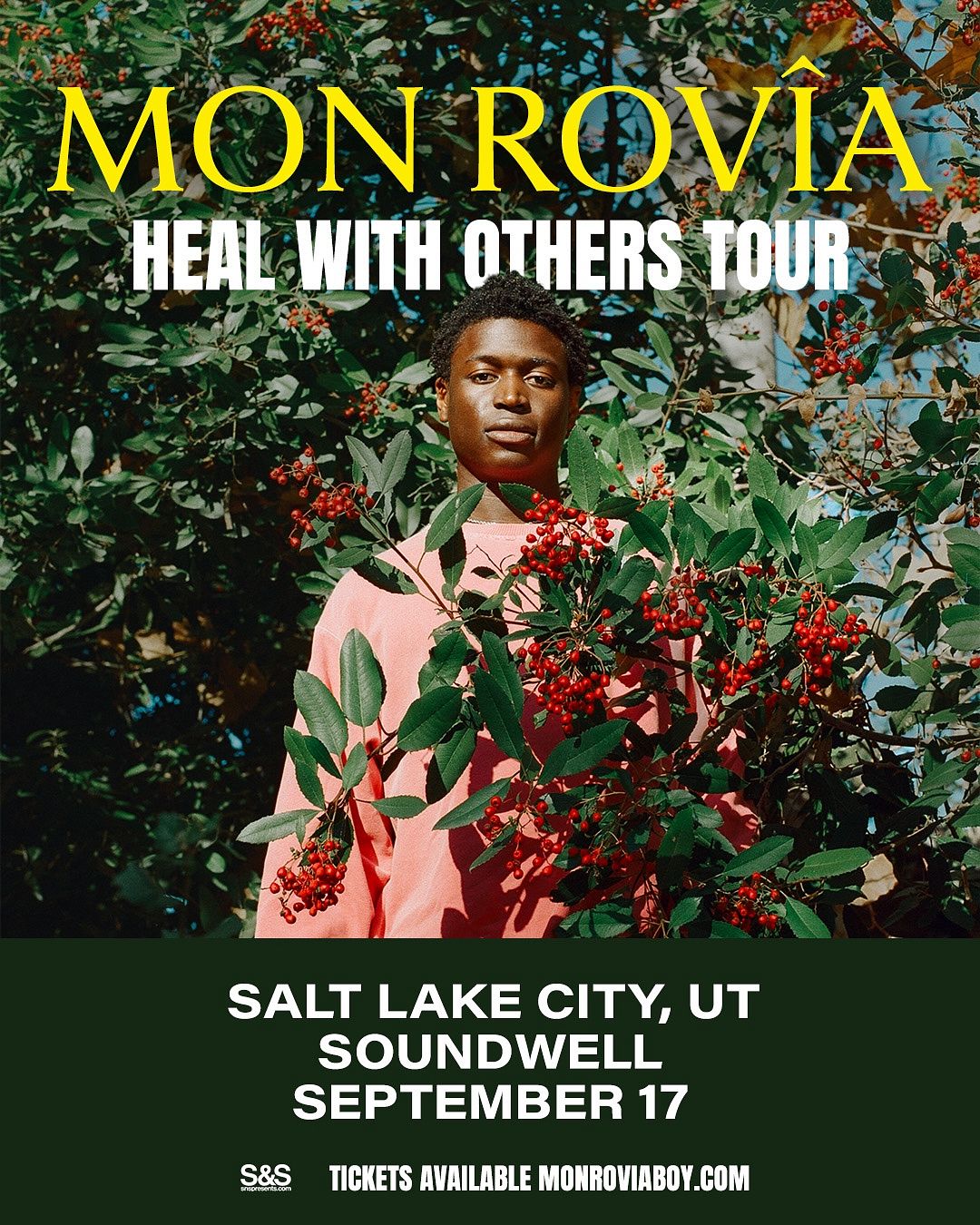 Mon Rovîa at Soundwell Tickets at Soundwell in Salt Lake City by Soundwell (RENTALS) | Tixr