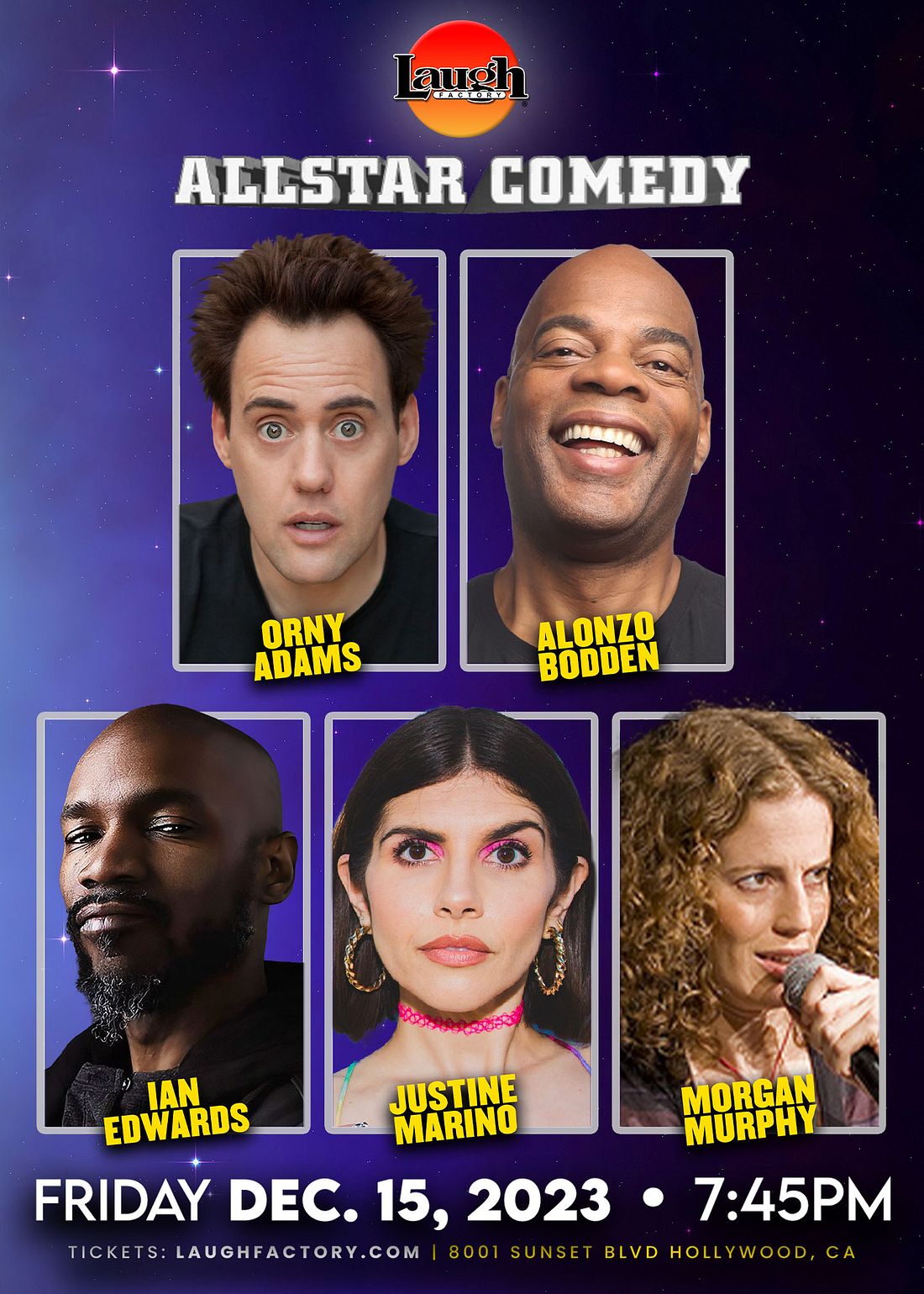 Laugh Factory All Stars! Tickets at Laugh Factory Hollywood in Los ...
