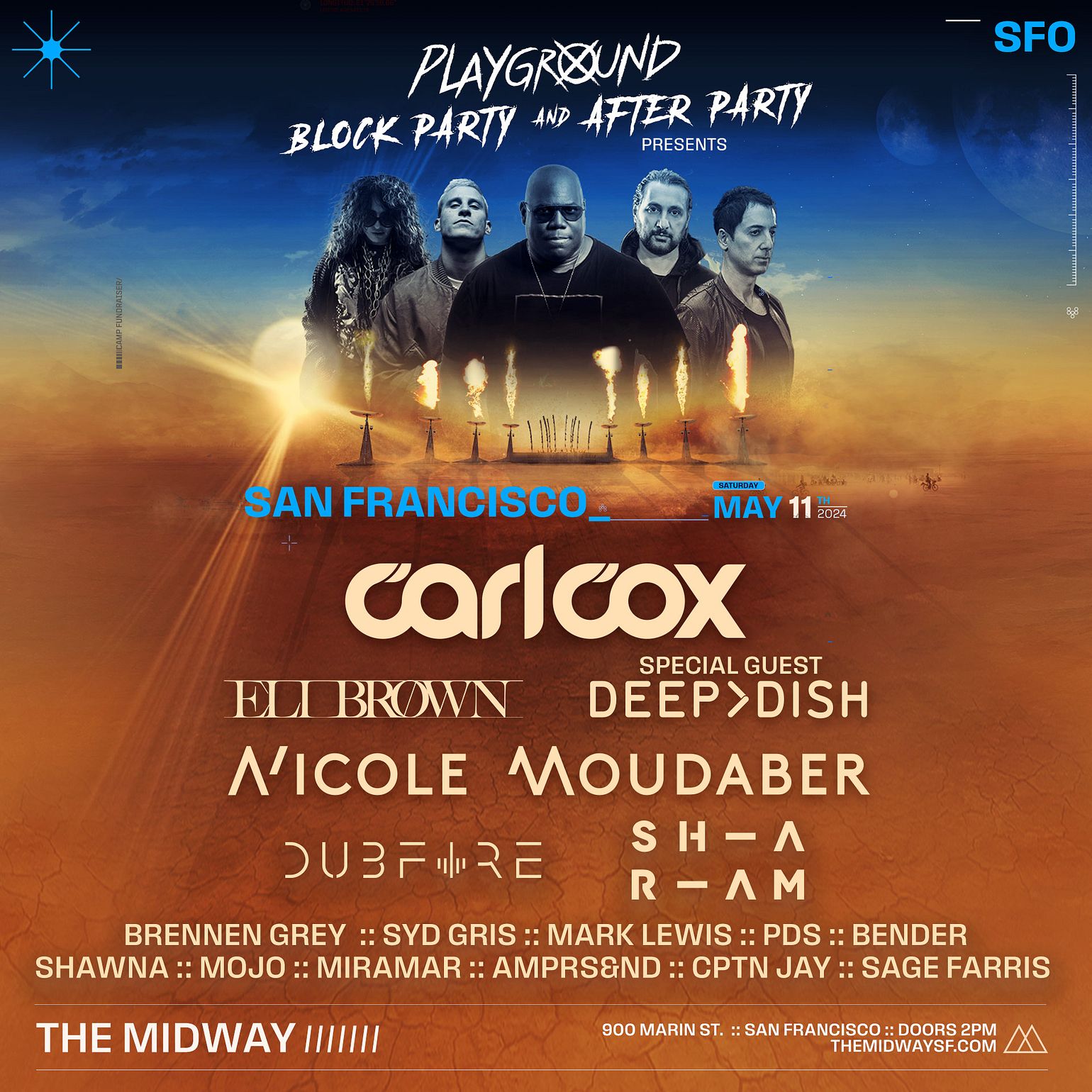 Carl Cox, Eli Brown, Nicole Moudaber, Deep Dish & More. Playground ...