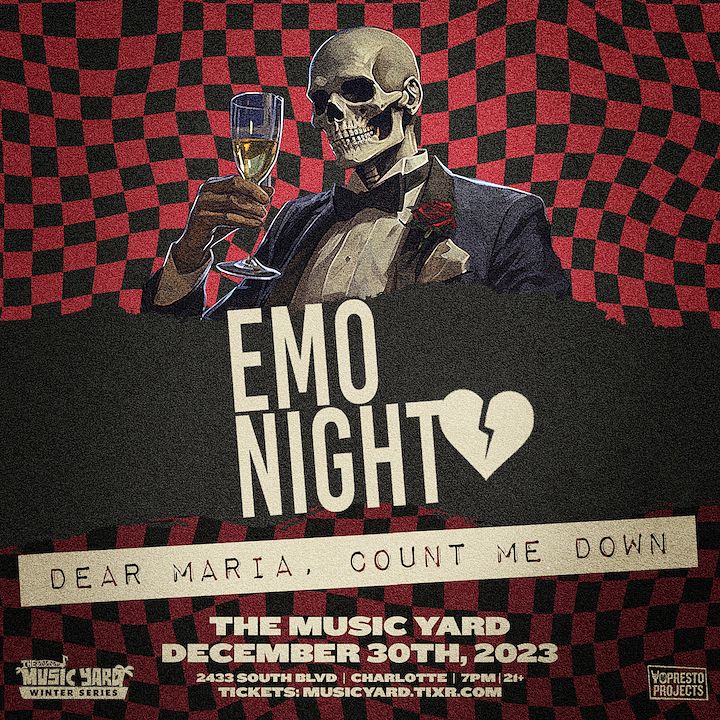 EMO NIGHT - Dear Maria, Count Me Down Tickets at Music Yard in ...