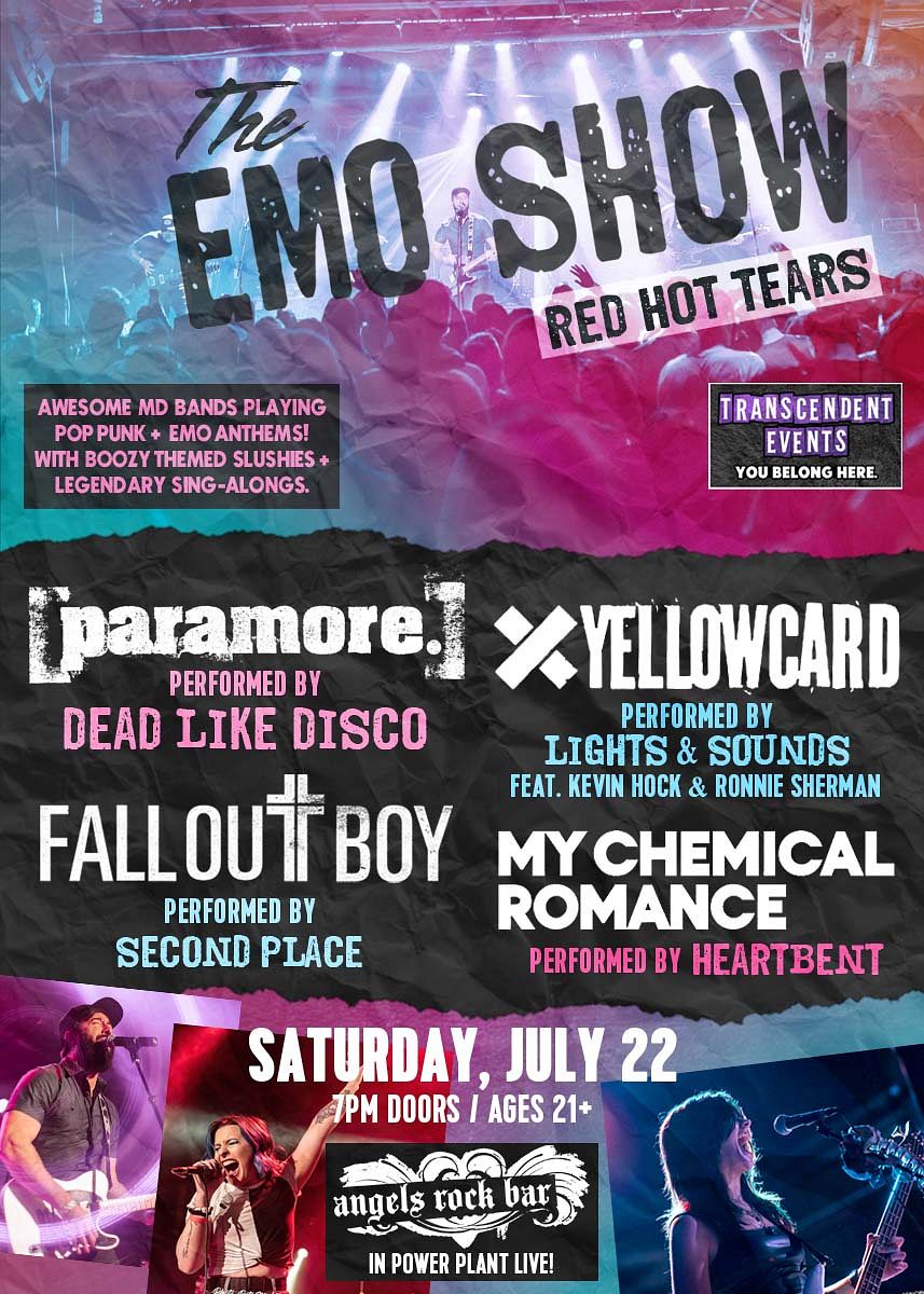 The Emo Show: Red Hot Tears Tickets at Angels Rock Bar in Baltimore by ...