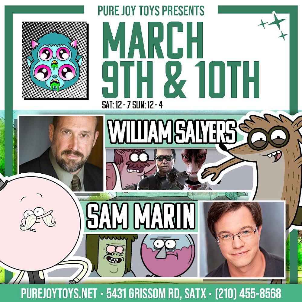 Sam Marin and Will Salyers In Store Signing Tickets at PURE JOY TOYS in ...