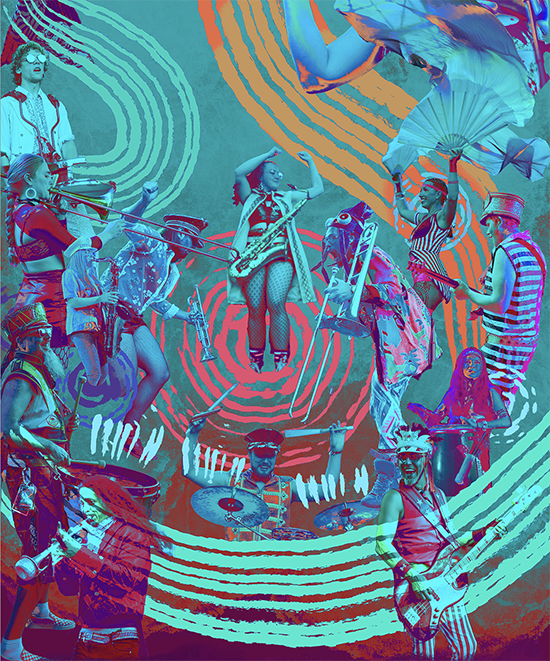 The Illuminated Rhythms Ball with MarchFourth, Mike Dillon, Monica Rose ...