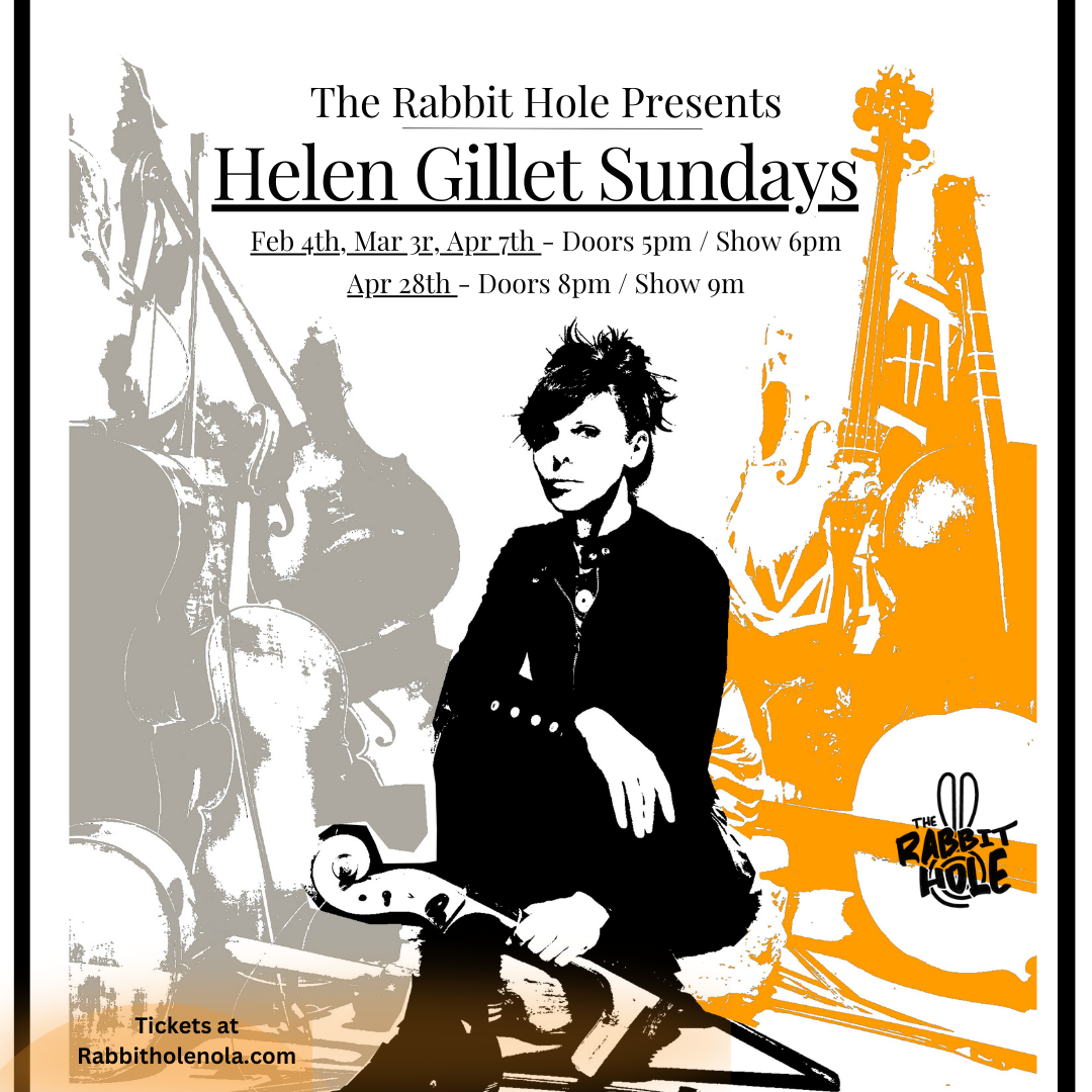 Helen Gillet Sundays : 2/4/24 Tickets at The Rabbit Hole in New Orleans ...
