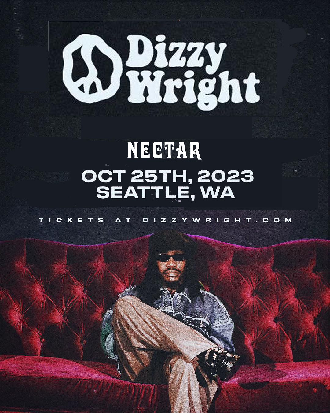 DIZZY WRIGHT plus Jay Fiddy & Whitebear Tickets at Nectar Lounge in Seattle by Nectar Lounge | Tixr