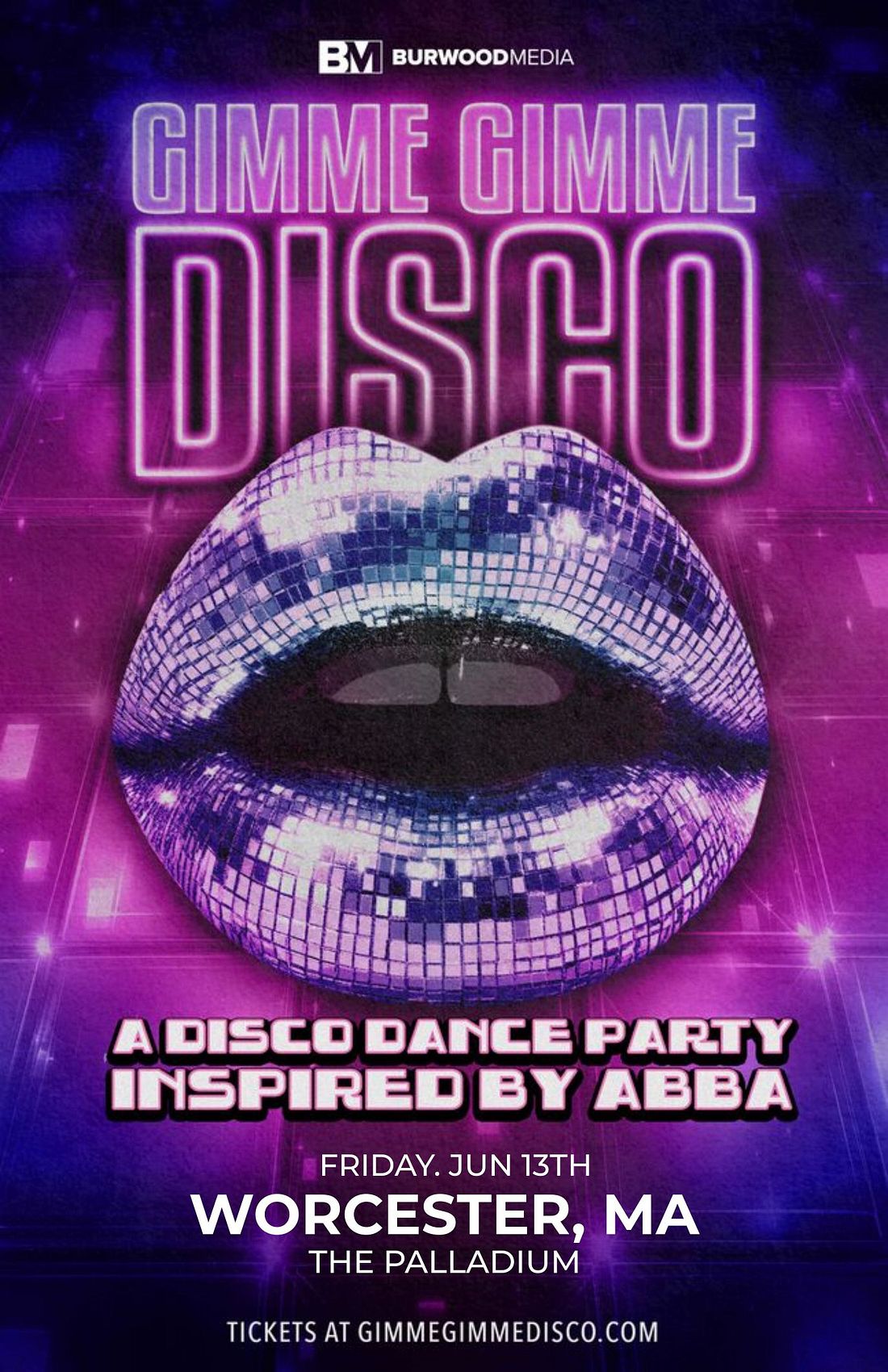 Gimme Gimme Disco (18+) Tickets at The Palladium Upstairs in Worcester ...