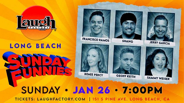 Sunday Funnies Tickets at Laugh Factory Long Beach in Long Beach by ...