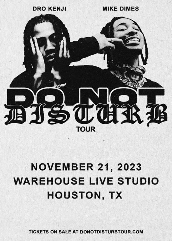 MIKE DIMES X DRO KENJI Tickets at The Studio at Warehouse Live in ...