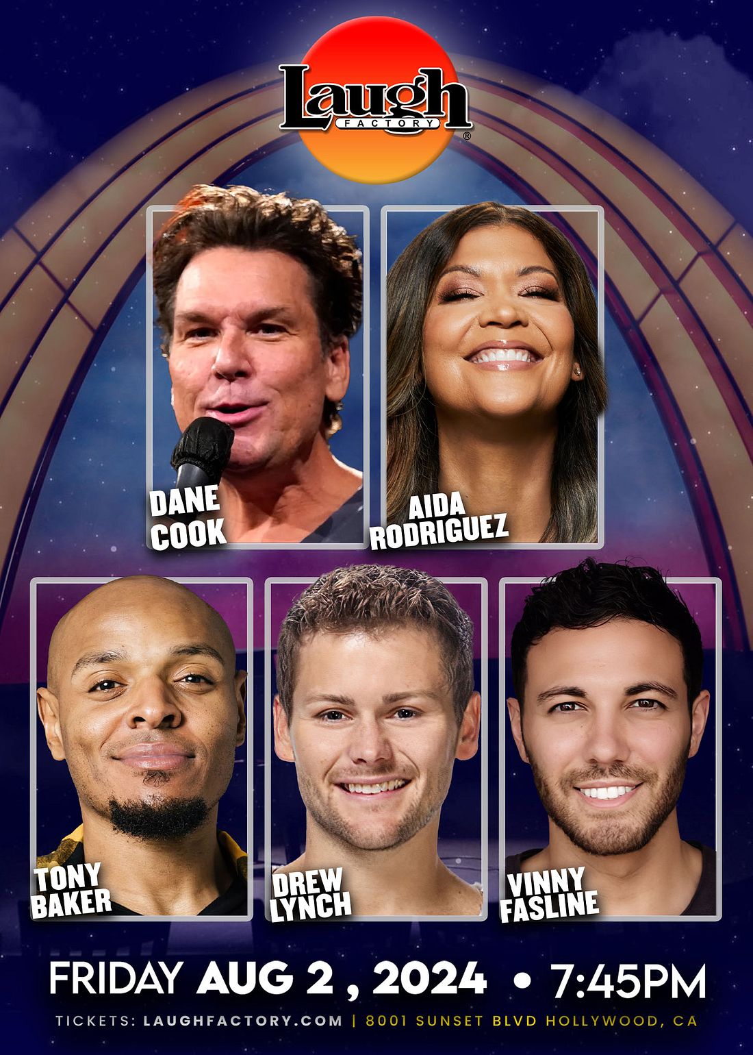 Friday Night All-Stars Tickets at Laugh Factory Hollywood in Los ...
