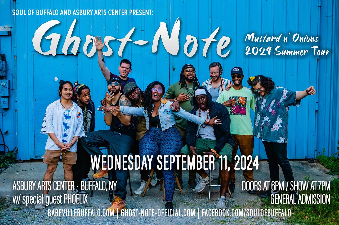Ghost-Note with special guest Phoelix Tickets at Asbury Hall in Buffalo by Asbury Arts Center | Tixr